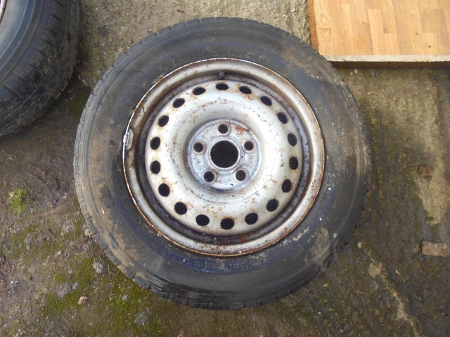 VW VOLKSWAGEN TRANSPORT T4 15 " Steel Wheel & Tyre 7D0601027A £65.00 ...