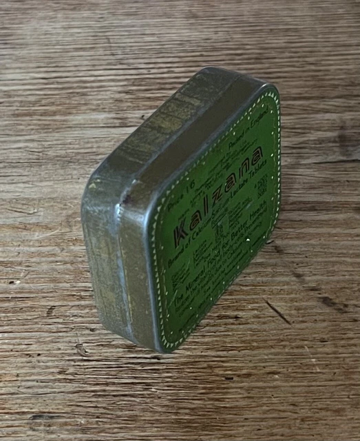 OLD VINTAGE ORIGINAL Kalzana Calcium-Sodium-Lactate Tablets Formula ...