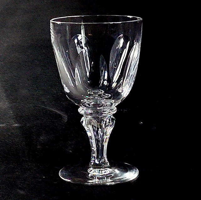ROYAL LEERDAM QUEEN JULIANA CLARET WINE GLASS, Cut Lead Crystal ...