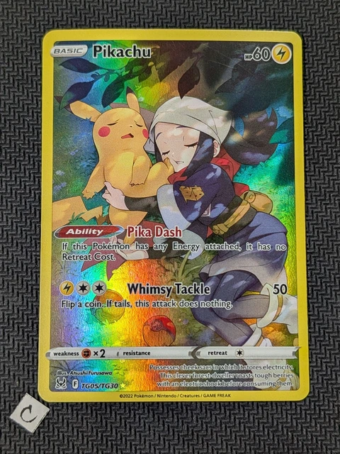 PIKACHU TG05/TG30 - Lost Origin Trainer Gallery Ultra Rare Pokemon TCG ...