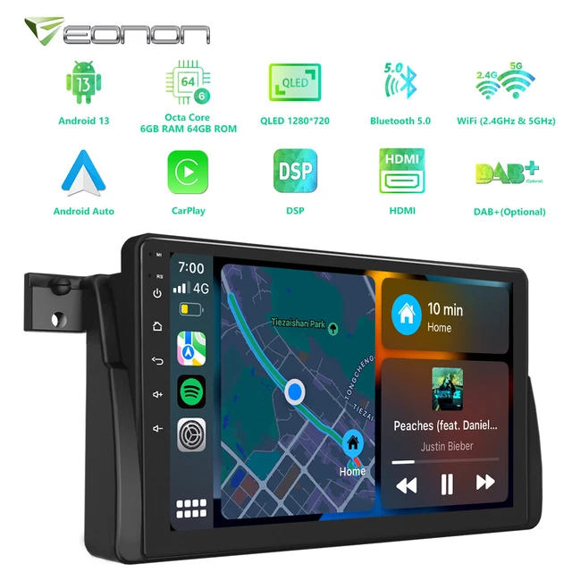 EONON ANDROID 13 8-Core 6+64 9" CarPlay Auto GPS Radio Stereo BMW Serie ...