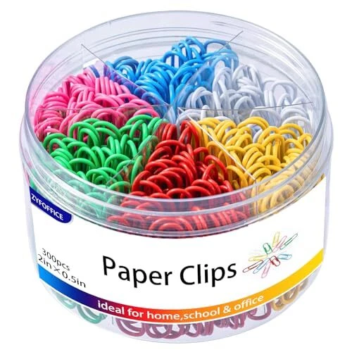 300 PCS 2 Inch Jumbo Paper Clips for Paperwork Office School Teacher ...