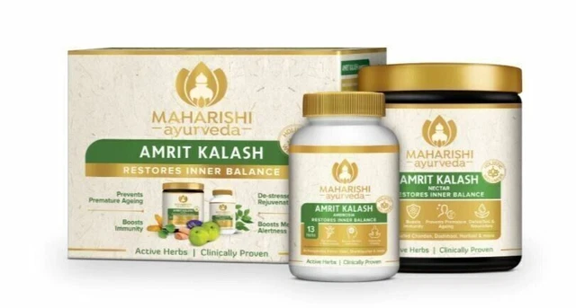 MAHARISHI AYURVEDA AMRIT Kalash-Dual Pack Nectar (600g Paste ...