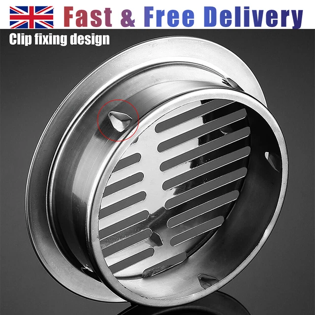 STAINLESS STEEL ANTI-BLOCKING Round Floor Drain Cover Waste Drainer ...