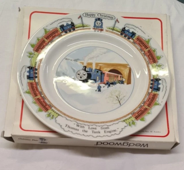 WEDGWOOD THOMAS THE TANK ENGINE CHRISTMAS DINNER PLATE 245mm, NEW IN ...