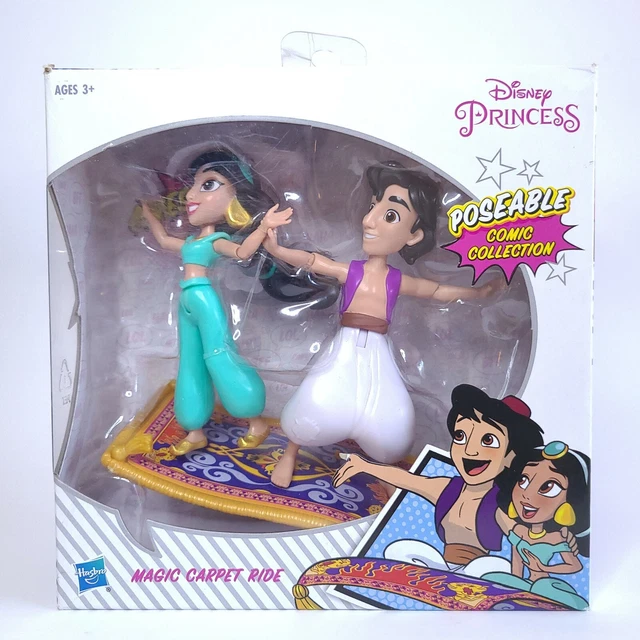 DISNEY PRINCESS MAGIC Carpet Ride Figure Set 2017 Aladdin Jasmine New ...