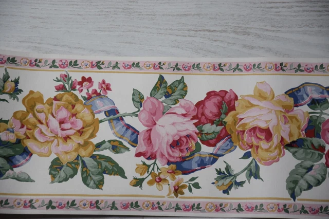 FRISE MURALE PAPIER peint Laura Ashley EUR 30,00 - PicClick FR