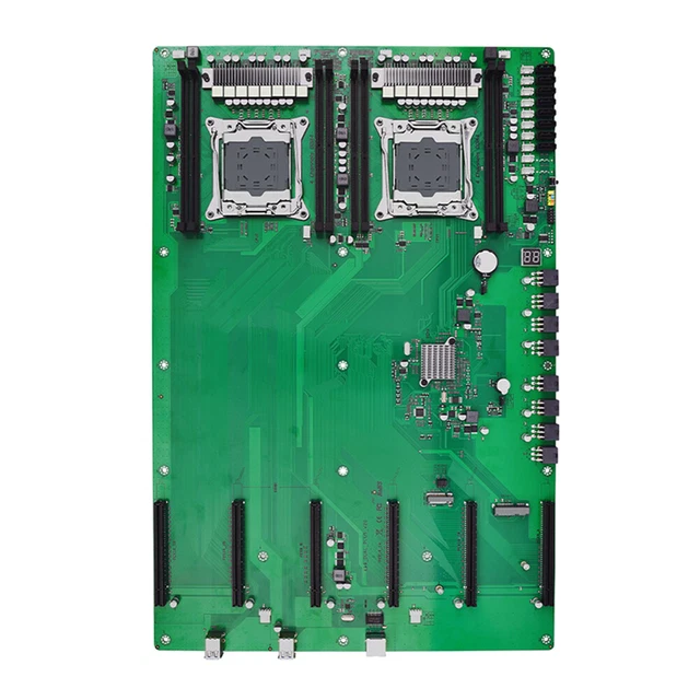 X99 Dual Plus V20 Mining Motherboard Lga 2011 3 V3 V4 Cpu Socket