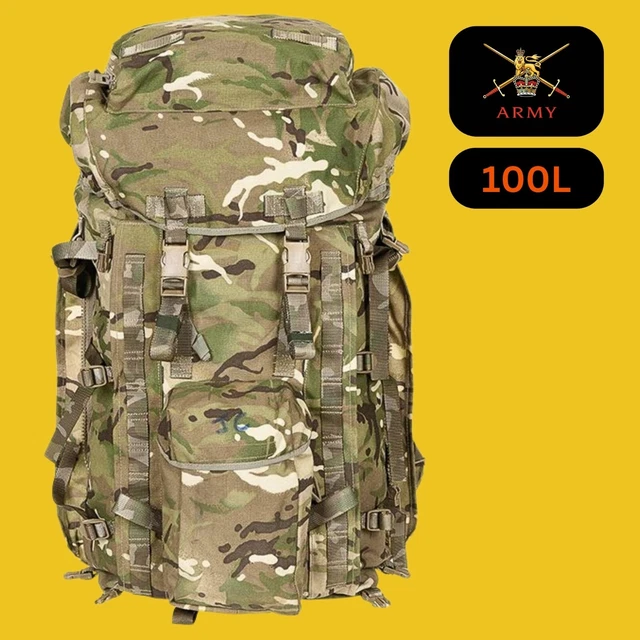 BRITISH ARMY ISSUE MTP PLCE Long Back Bergen Rucksack Backpack 100L ...