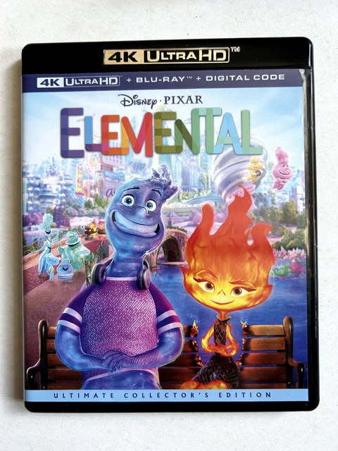 ELEMENTAL DISNEY PIXAR 4k Ultra HD Blu-Ray USA Wal Mart Exclusive £63.11 - PicClick UK