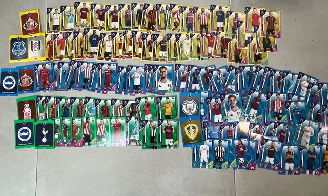 TOPPS PREMIER LEAGUE 2025/26 Base Parallel Bundle Of 136 cards £35.00 ...