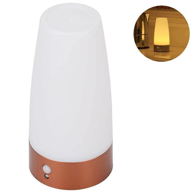 1/2PCS WIRELESS PIR Motion Sensor Lamp Hallway Table LED Night Light ...