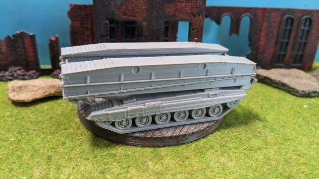 MTU-90 RUSSISCHER BRÜCKENLEGEPANZER Brückenlegefahrzeug 90 Bausatz WW2 ...