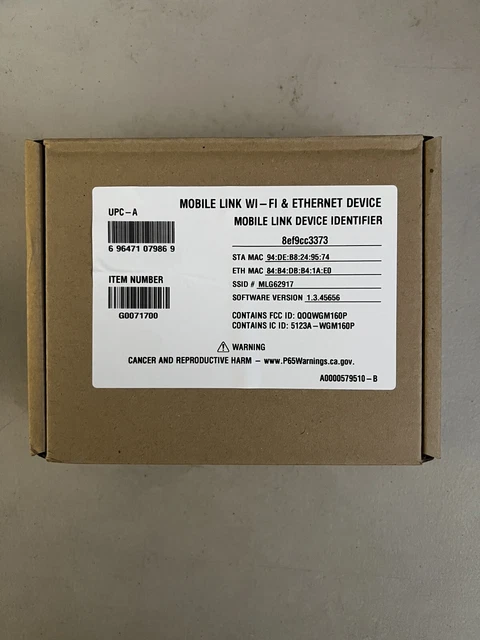 GENERAC 7170 MOBILE Link Wi-Fi Ethernet Accessory $169.99 - PicClick