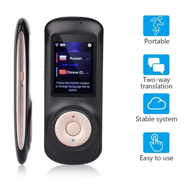 LANGUAGE TRANSLATOR DEVICE Translator 70 Language Instant Voice ...