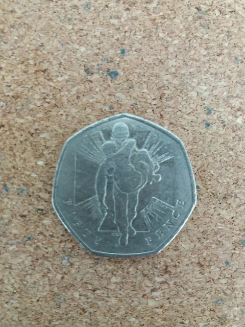 VERY RARE WW2 Wounded Soldier Victoria Cross Commemorative 50 Pence ...