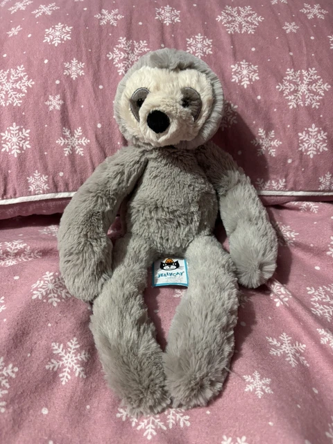 JELLYCAT BAILEY SLOTH Soft Plush Toy New Tags Super Soft Cuddly Small £ ...