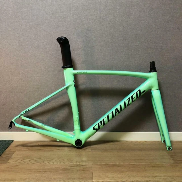 SPECIALIZED ALLEZ SPRINT 52 Frameset Rim Brake Road Bike Acid Mint Kiwi ...