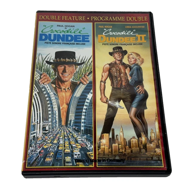 CROCODILE DUNDEE / Crocodile Dundee II DVD Double Feature Paul Hogan 2 ...