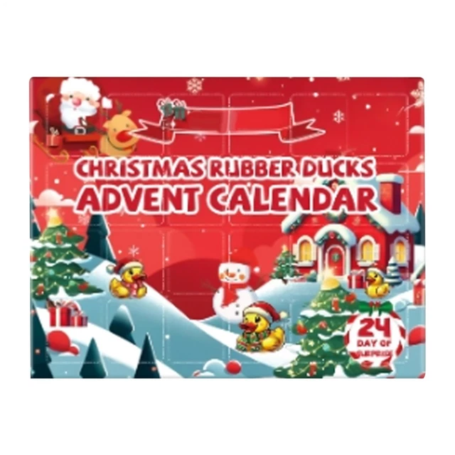 2025 RUBBER DUCK Christmas Advent Calendar Xmas Countdown 24 Days Bath ...