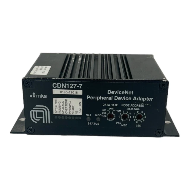 AMAT 0190-19018 MKS Cdn127-7 Devicenet Peripheral Device Adapter $700. ...