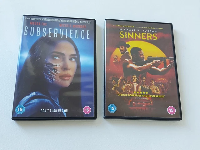 SINNERS DVD 2025 And Subservience Dvd 2025 £9.99 - PicClick UK