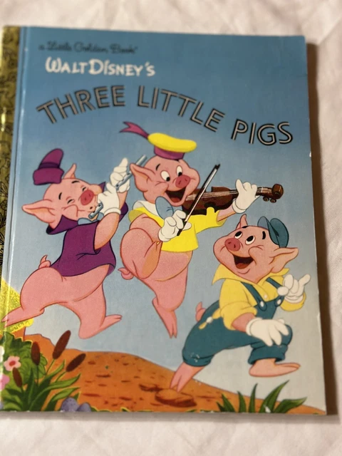 LITTLE GOLDEN BOOK Walt Disney's THREE LITTLE PIGS Random House 2004 ...