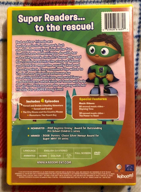 SUPER WHY!: HANSEL & GRETEL (CBC/PBS Kids) **4 STORIES** (DVD, Very ...