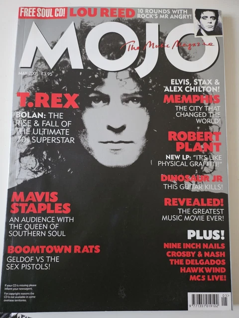 MOJO MAGAZINE, MAY 2005, T Rex, Marc Bolan, Boomtown Rats, Mint ...