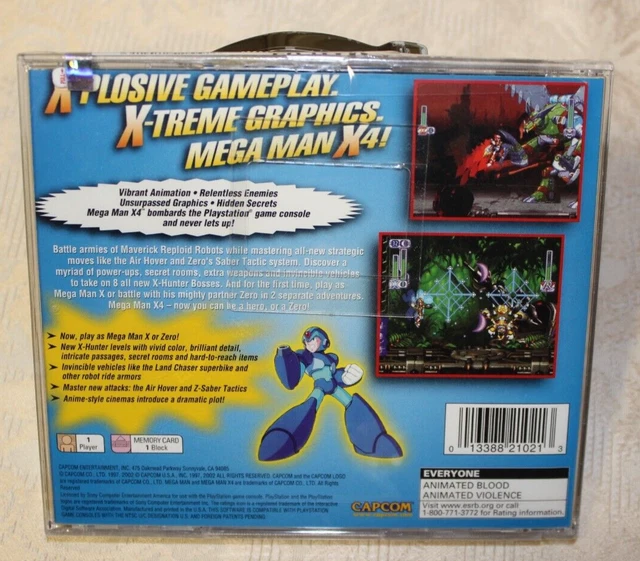 NEW SEALED 1997 PS1 Mega Man X4 Game Sony PlayStation 1 - AS IS - READ EUR 46,03 - PicClick IT