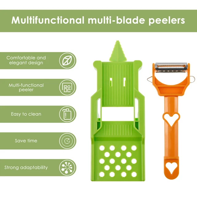 MULTI PEELER ERGONOMIC Multi Fruit Peeler Comfortable Multi Potato ...