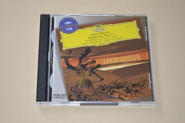 KARAJAN - JEAN Sibelius Symphonien Nos.4-7 / Berliner Phil. / DGG 1999 / 2CD EUR 14,90 - PicClick DE