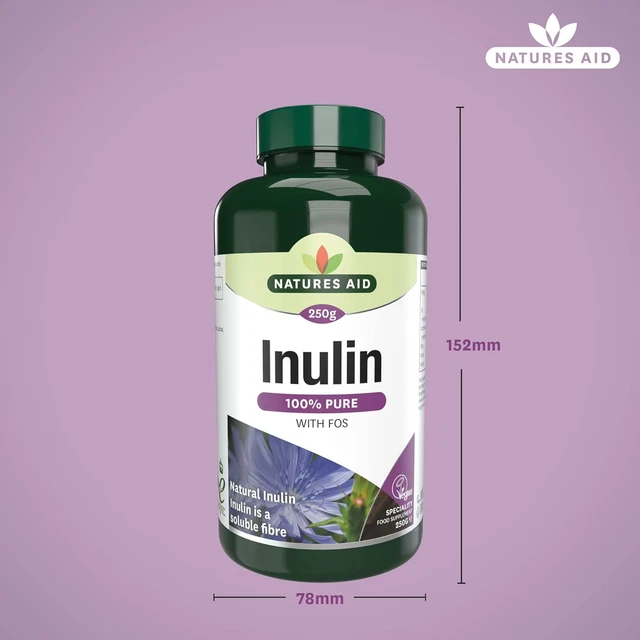 INULIN POWDER 250 G from Chicory Root 100% Natural with FOS £11.66 ...