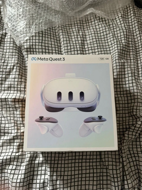 META QUEST 3 128GB VR Headset – Boxed, Hardly Used w/ KKCOBVR Q3 Pro ...