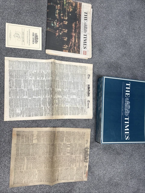 THE TIMES NEWSPAPER . ULTRA RARE COLLECTION 1800, 1900 , 2000 All. 1st ...