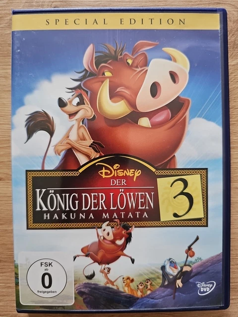 DER KÖNIG DER Löwen 3 - Hakuna Matata | DVD | Zustand akzeptabel EUR 1,50 - PicClick DE
