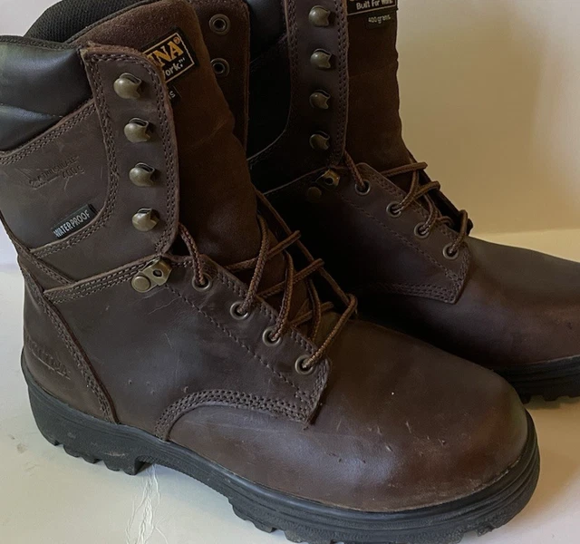 CAROLINA CA3034 WATERPROOF 400G Insulated Soft Toe 8 In. Work Boots $60 ...