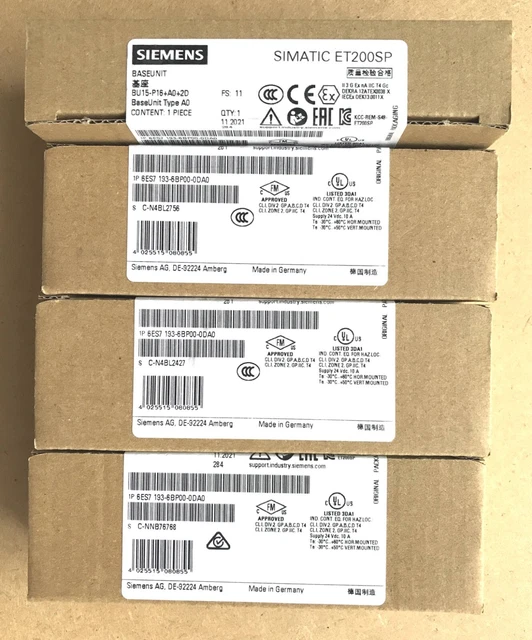 SIEMENS SIMTIC ET200SP 6ES7193-6BP00-0DA0 Base Unit Module $40.00 ...