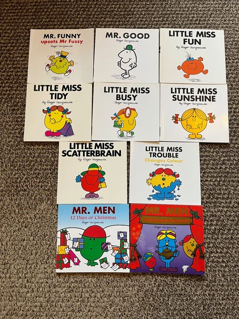 MR MEN AND Little Miss Books Books X 10 EUR 3,50 - PicClick IT