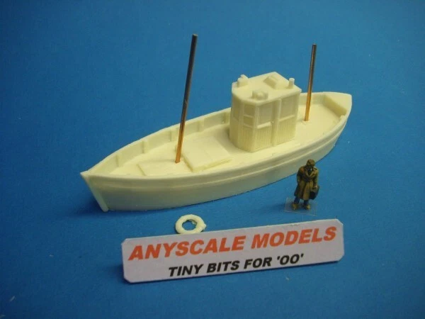 OO GAUGE MODEL railway resin fishing boat 32ft Scottish MFV 1:76 scale ...