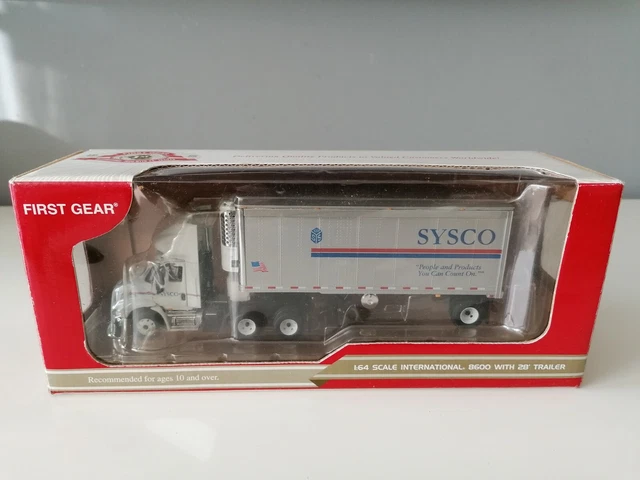 1:64 FIRST GEAR International 8600 US Truck/SYSCO/Modell/American/Die ...