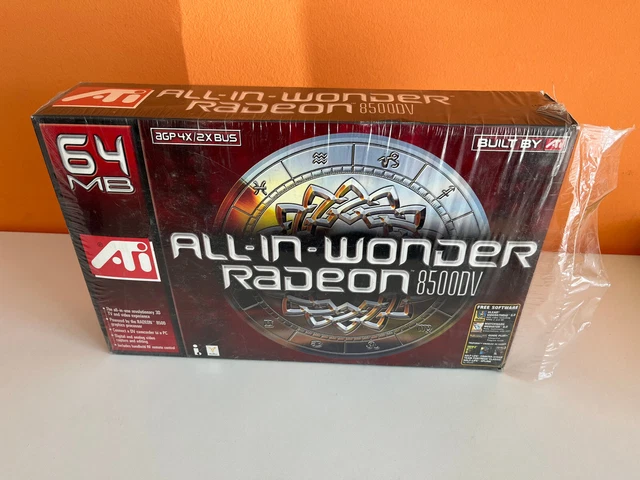 ATI RADEON 8500 64MB AGP ALL IN WONDER NEW BOXED EUR 300,00 - PicClick DE