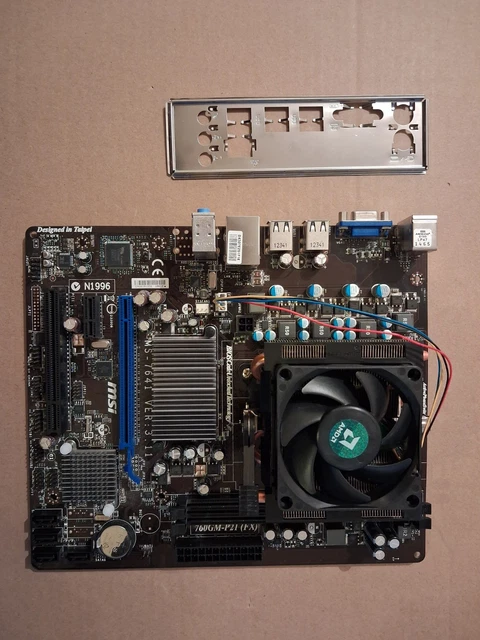 KIT MOTHERBOARD / processor / cooler (MSI 760GN-P21 + AMD FX-4170 Quad ...