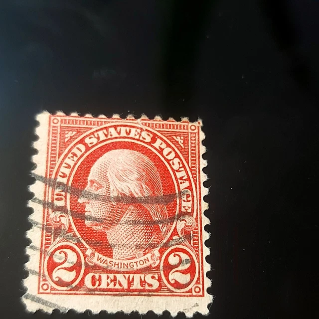RARE OLD US POSTAGE Vintage George Washington Red Two 2 Cent Stamp ...