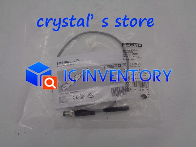 1 PIEZA NUEVO y Genuino FESTO SME-8M-DS-24V-K-0.3-M8D 543861 #YH EUR 10 ...