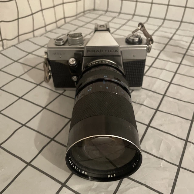 PRAKTICA MTL3 FOTOCAMERA reflex pellicola con obiettivo Soligor 45-150 ...
