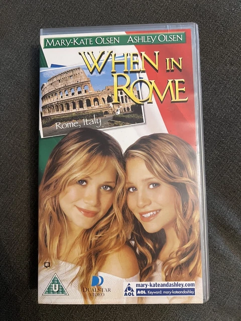MARY-KATE ASHLEY OLSEN When In Rome VHS, 2003 £5.99 - PicClick UK