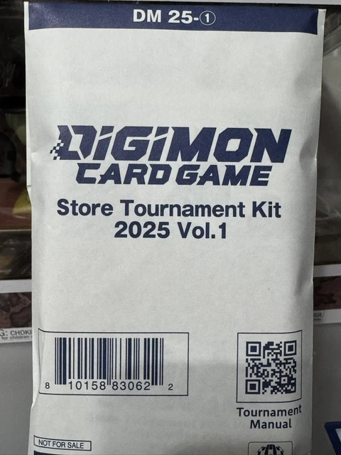 DIGIMON CARD GAME Store Tournament Kit 2025 Vol 1 Sealed New 1 Winner 8 ...