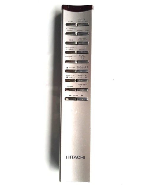 GENUINE ORIGINAL HITACHI Audio Hifi System Remote Control £7.95 ...
