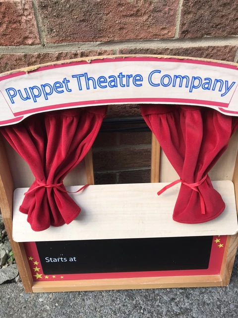 ELC PUPPET THEATRE Company - Wooden Foldable Playset - Vintage Rare £33 ...